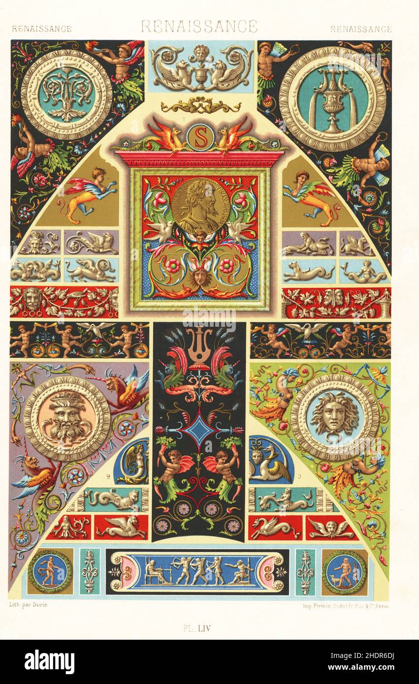 Grotesque ornament hi-res stock photography and images - Alamy