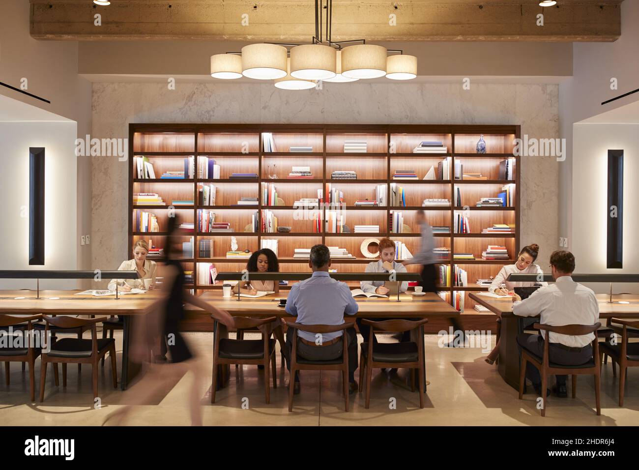 business person, open plan office, break room, boss, business persons ...