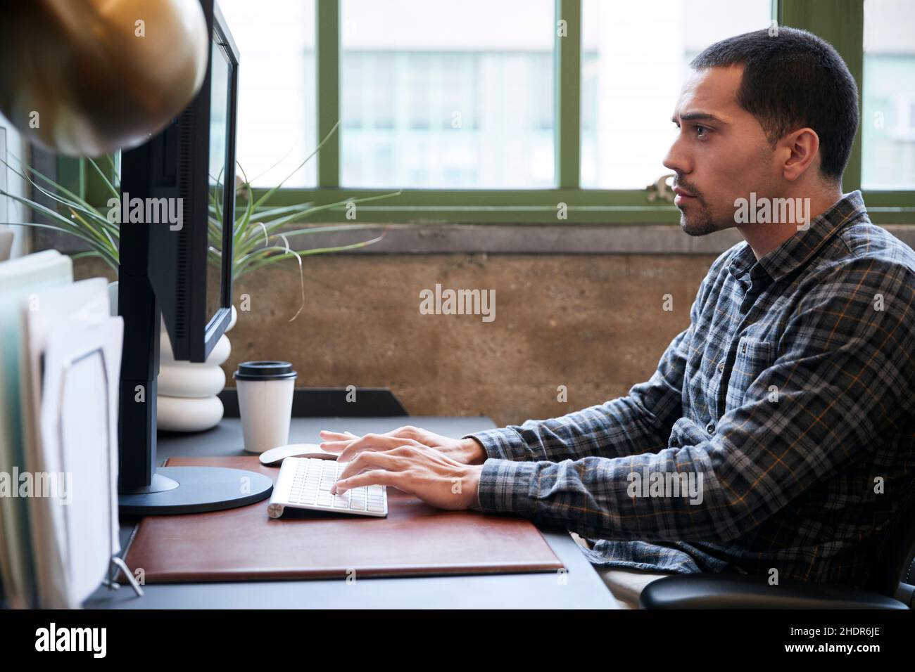 man, office, typing, computer workstation, guy, men, offices ...