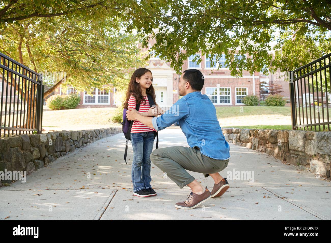 father, school, daughter, dad, fathers, schools, daughters Stock Photo ...