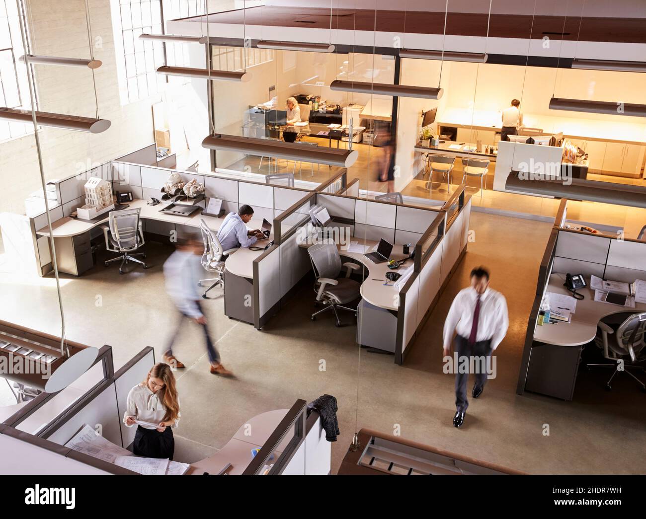 office, workplace, open plan office, offices, workplaces, workstation ...