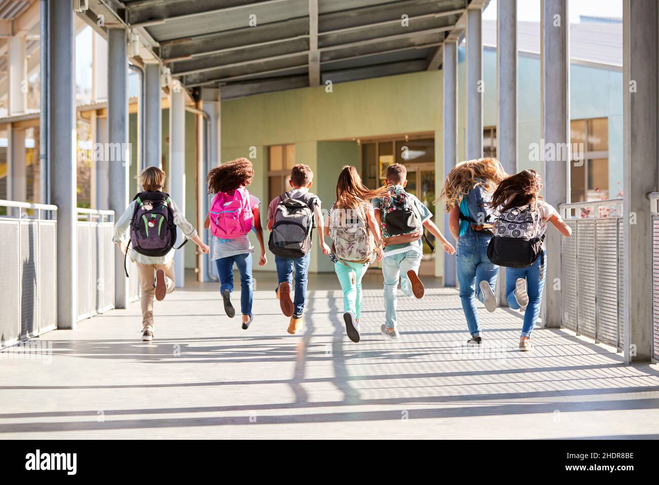 running, pupils, jogging, school childrens Stock Photo - Alamy