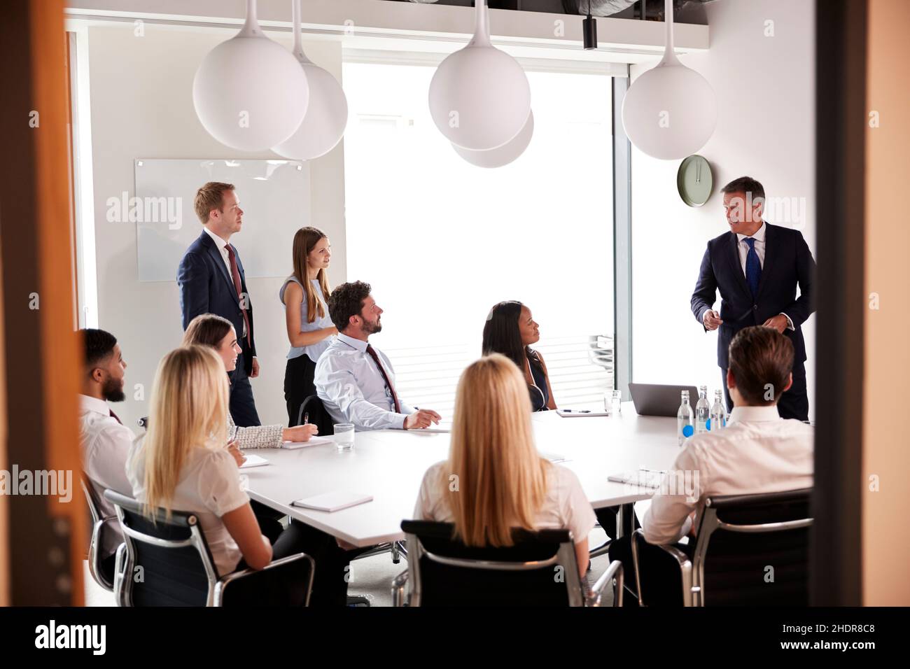 explaining, seminar, presentation, seminars, presentations Stock Photo ...