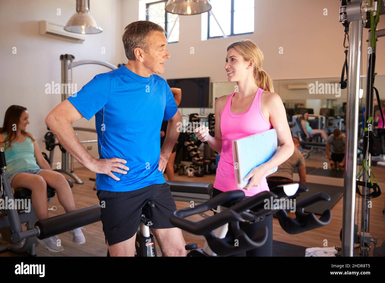 explaining, trainer, training plan, trainers, training plans Stock ...