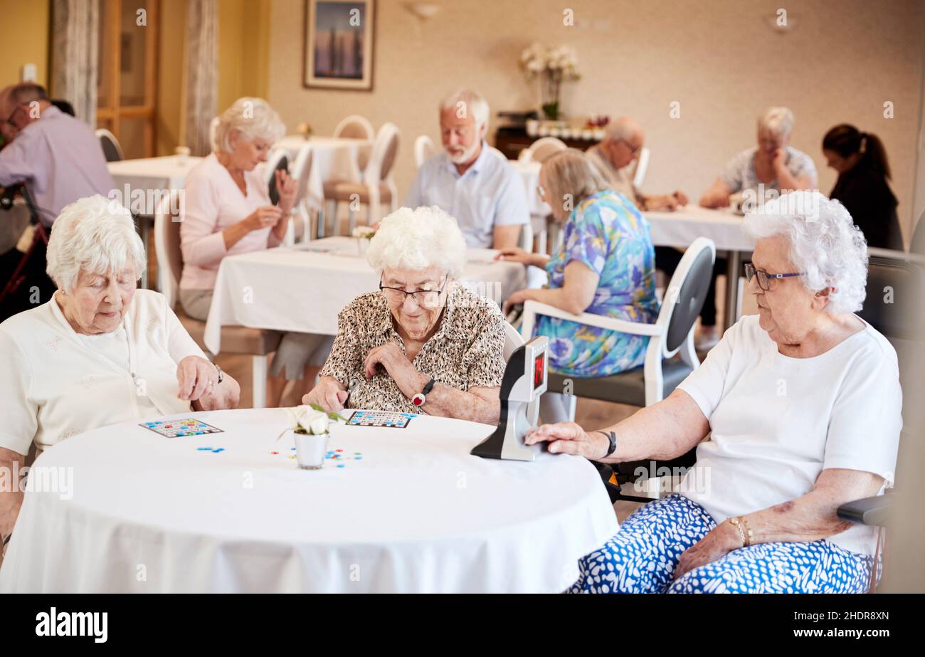 leisure activity, nursing home, bingo, active, activity, leisure ...
