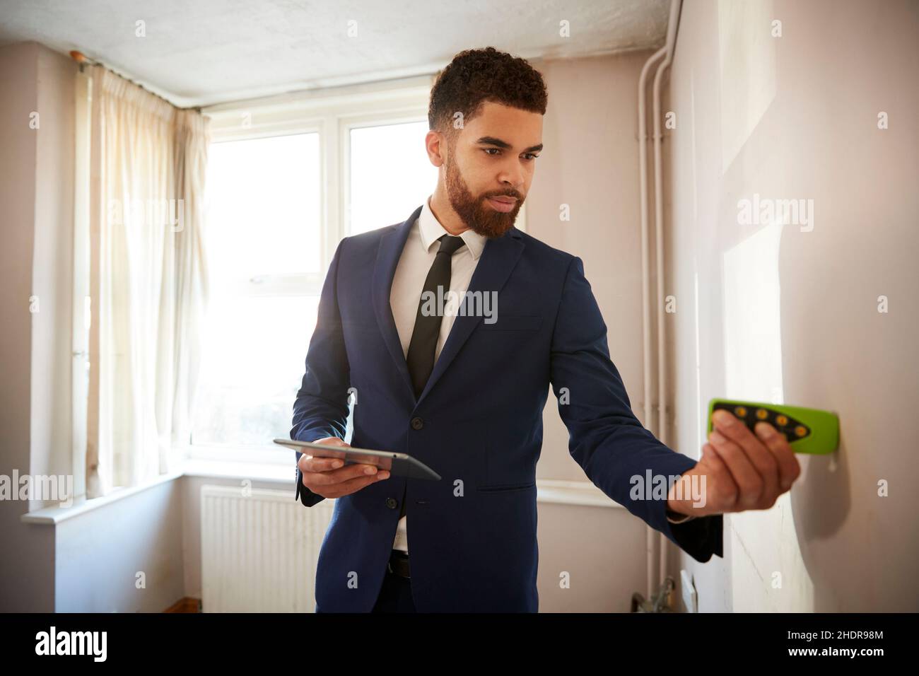 measuring, apartment, apartments Stock Photo - Alamy
