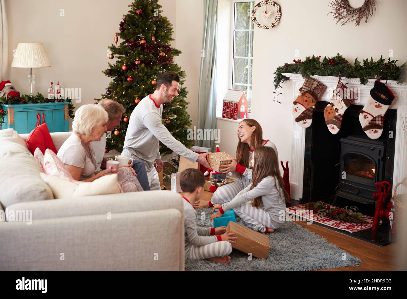 home, family, christmas eve, homes, families, christmas eves Stock ...