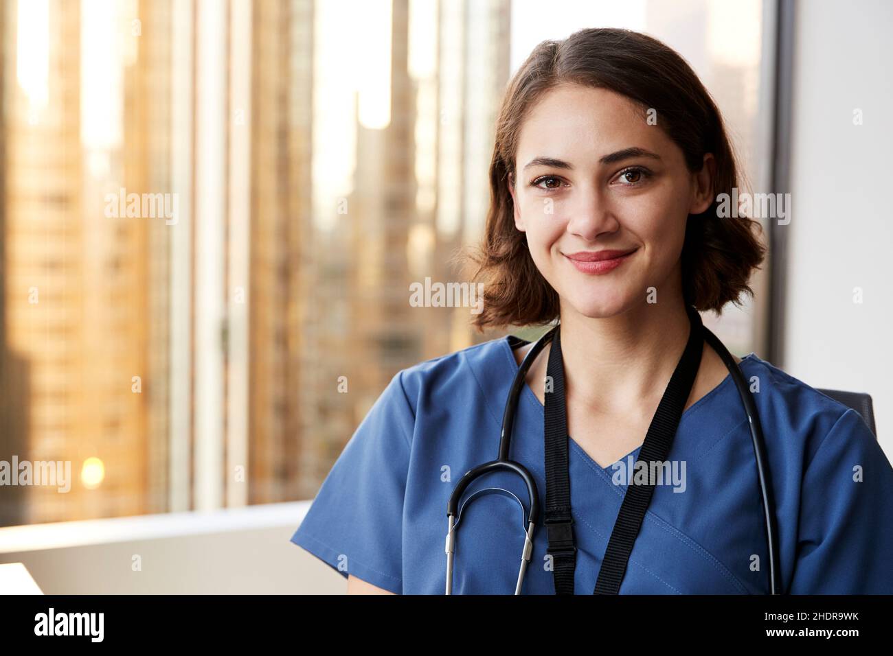 smiling, nurse, smile, nurses Stock Photo - Alamy