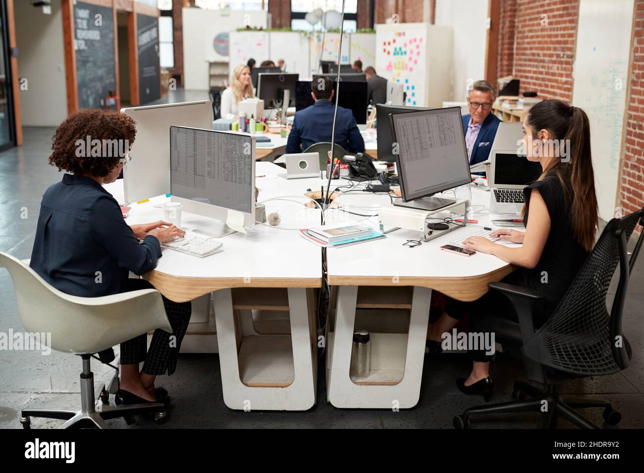 staff, open plan office, computer workstation, staffs, offices ...