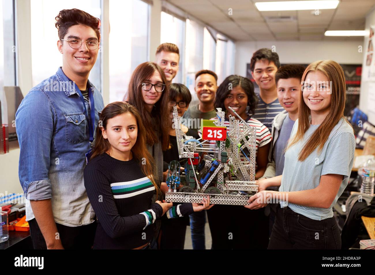 pupils, present, project, school childrens, presents, projects Stock ...