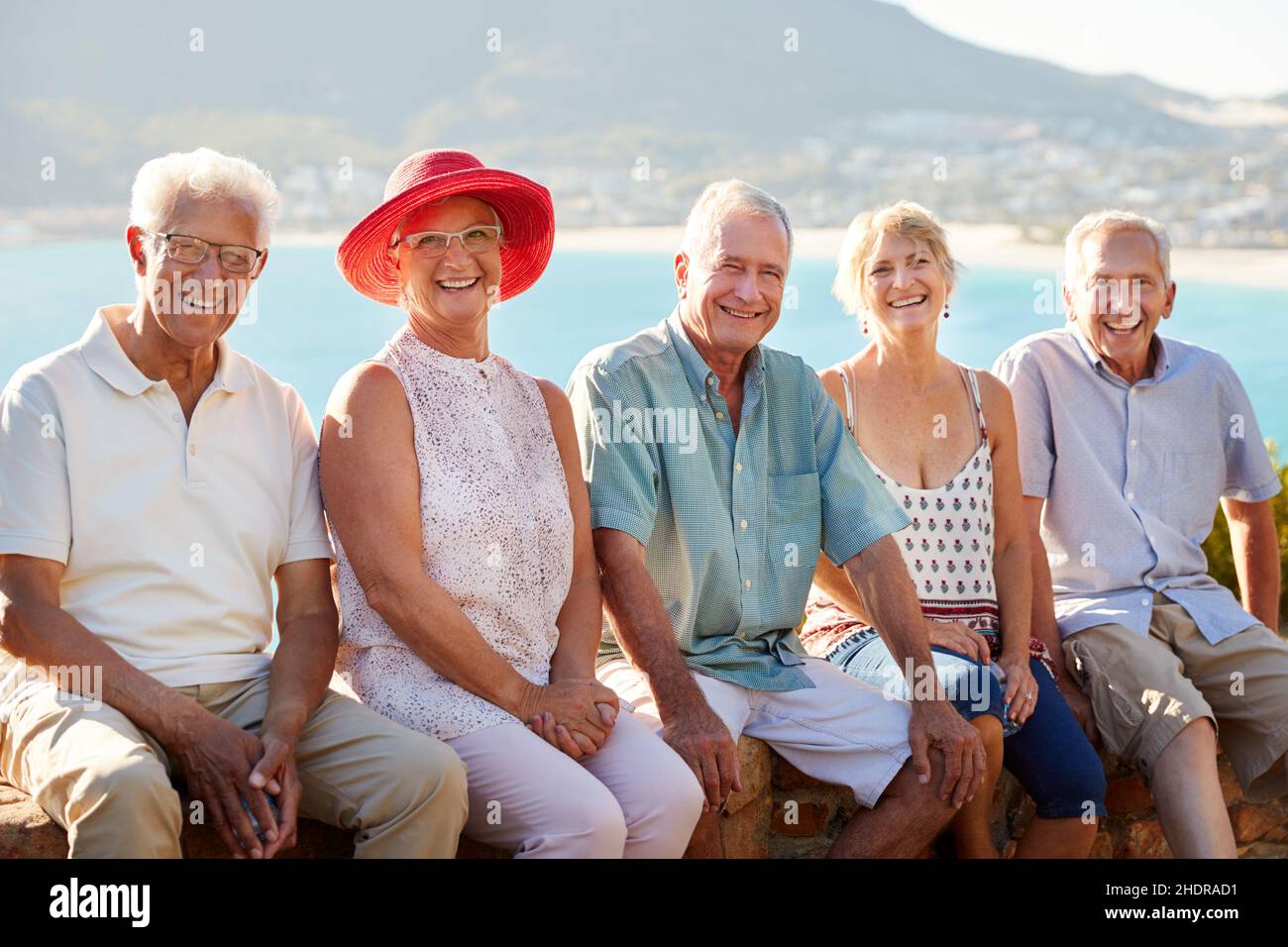 seniors, vacations, group picture, elderly, old, holiday, vacation ...