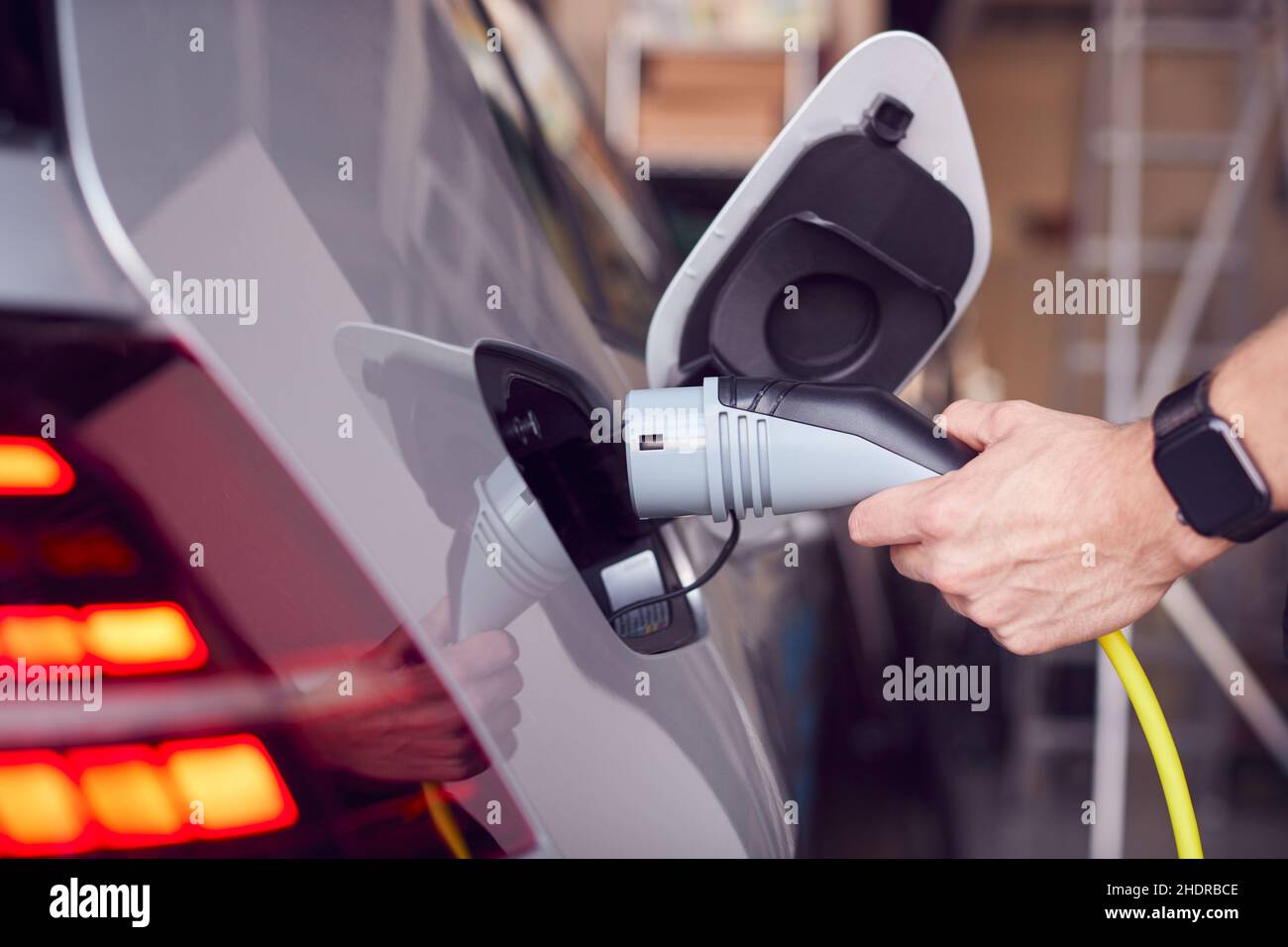 recharge, electric car, recharges, electric cars Stock Photo - Alamy