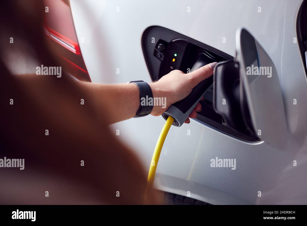 recharge, electric car, charging point, recharges, electric cars Stock ...