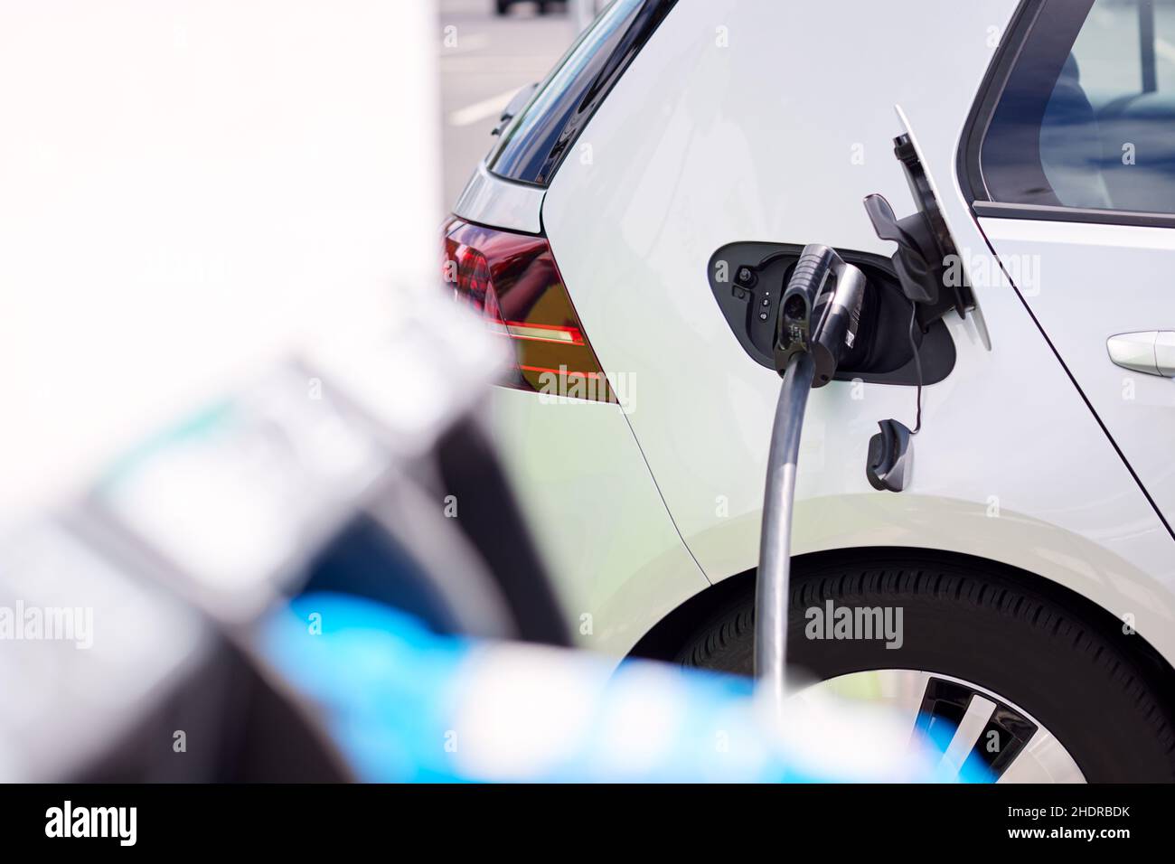 recharge, electric car, charging point, recharges, electric cars Stock ...