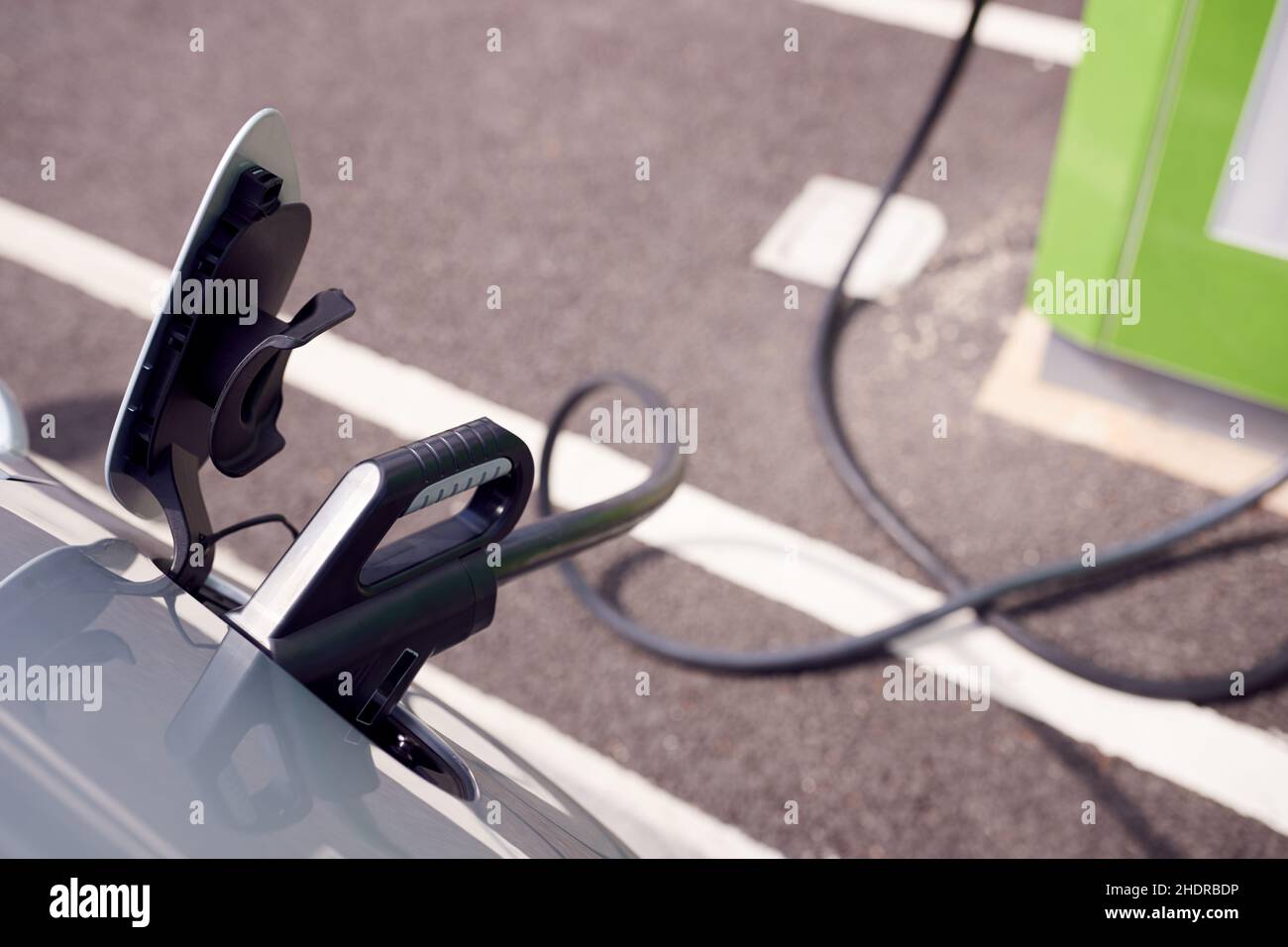 recharge, electric car, charging point, recharges, electric cars Stock ...