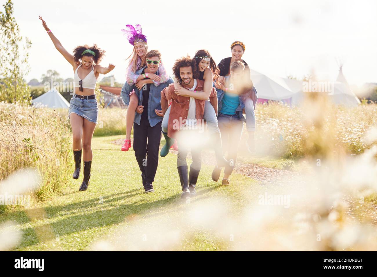 summer, friends, music festival, summers, friend, music festivals Stock ...