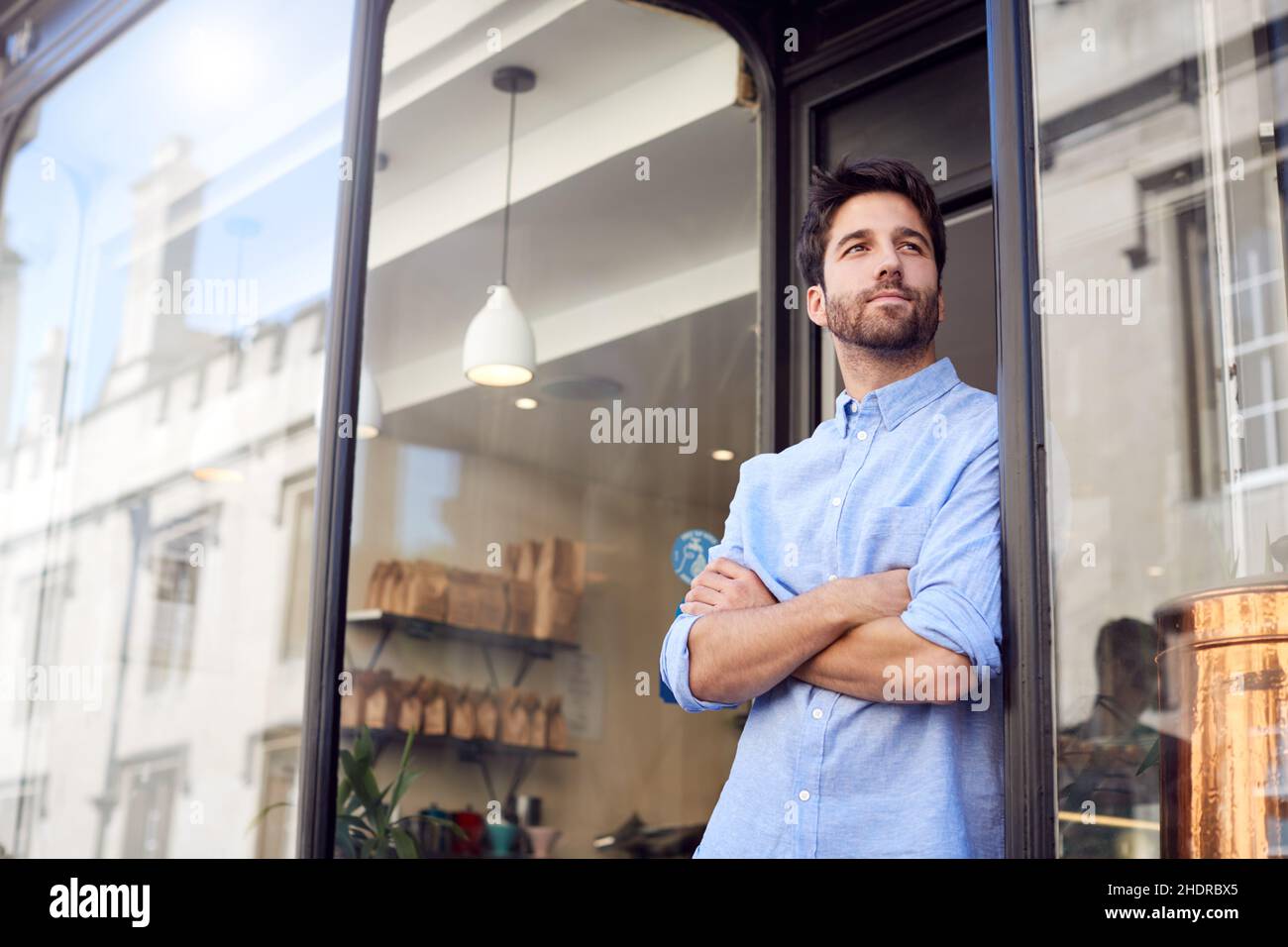 cafe, portrait, owner, cafes, portraits, owners Stock Photo - Alamy