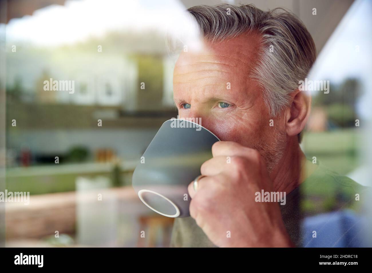 man, drinking, coffee, window, guy, men, to drink, coffees, windows ...