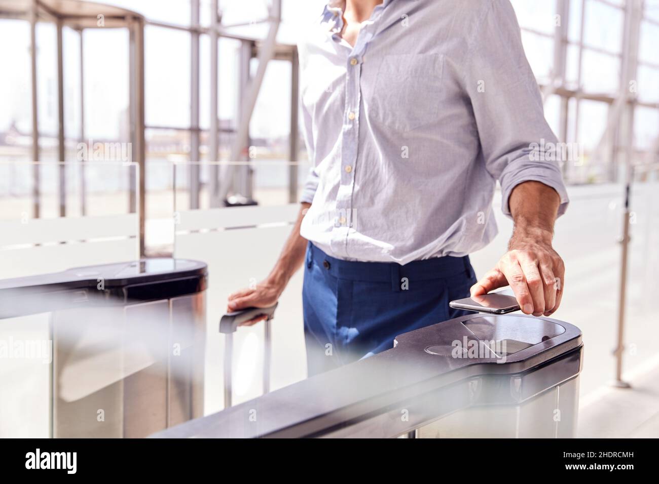 scanning, boarding pass, eTicket Stock Photo - Alamy