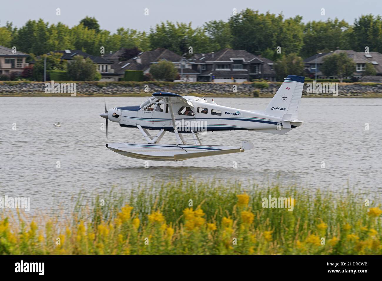 Richmond, British Columbia, Canada. 25th Aug, 2021. A Seair Seaplanes ...