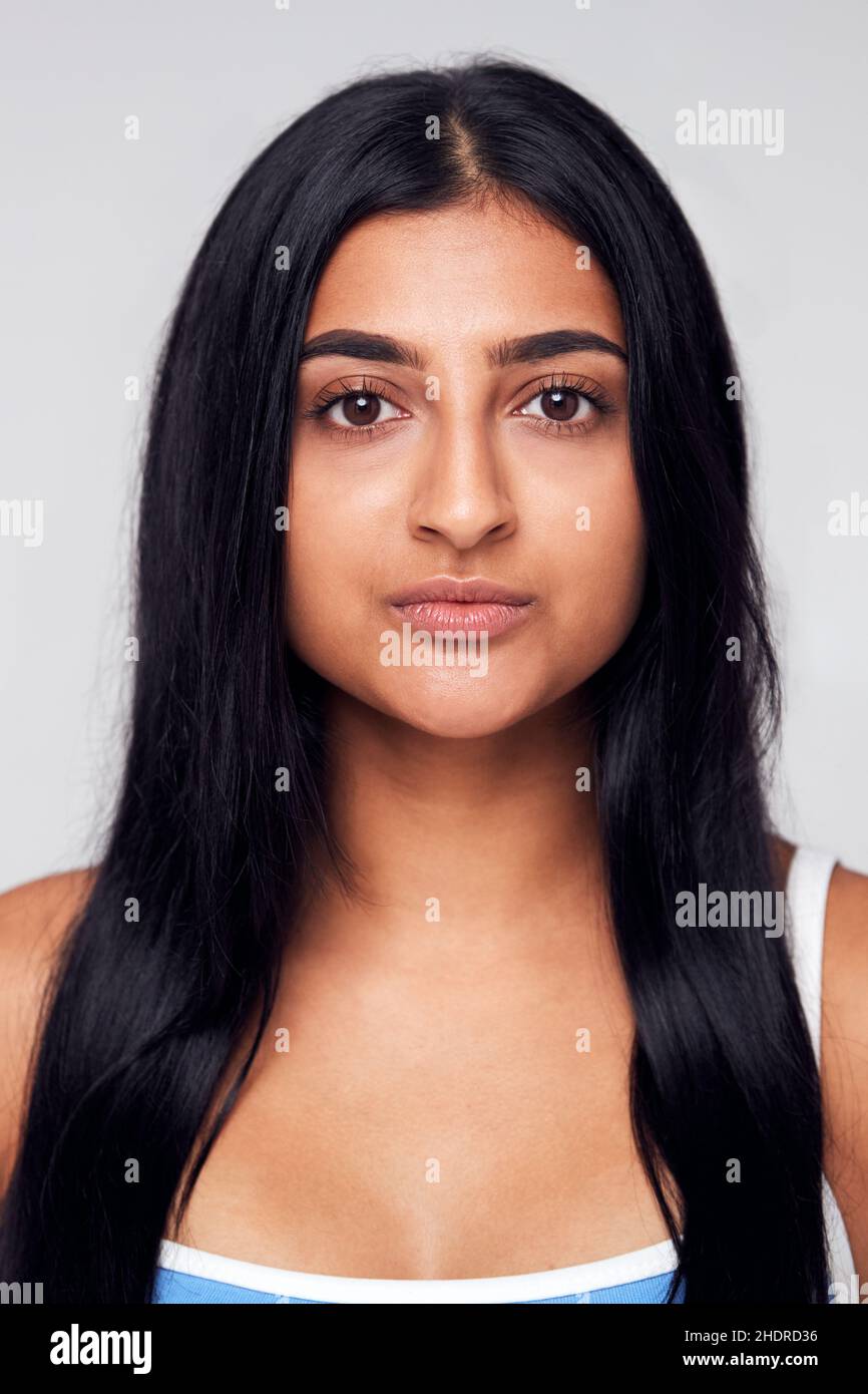 young woman, serious, portrait, girl, girls, woman, young women ...