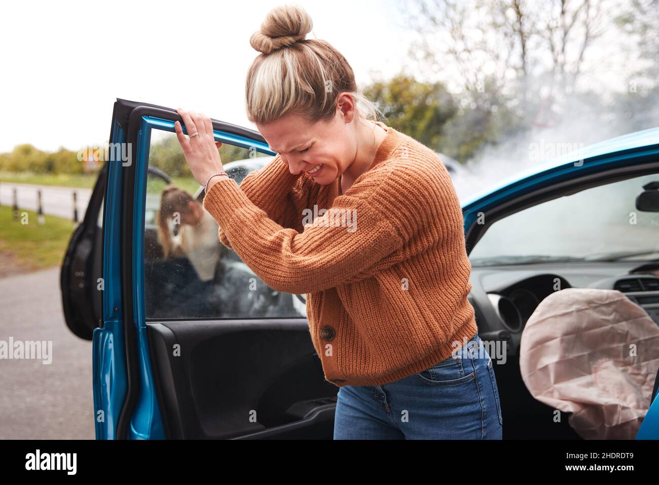 pain, rear end collision, whiplash, pains, rear end collisions Stock ...