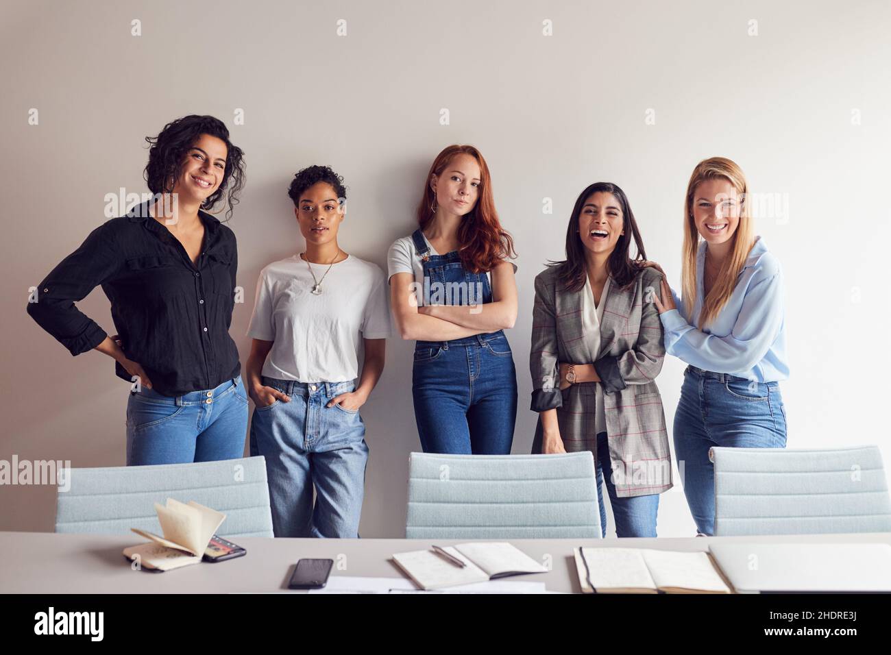 office, casual, girl power, group picture, organized group, offices ...