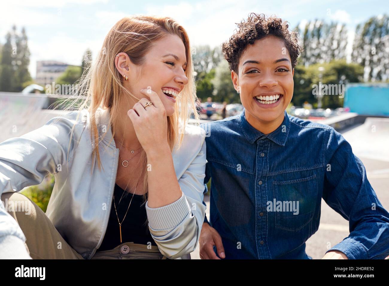 couple, smiling, friends, pairs, smile, friend Stock Photo - Alamy