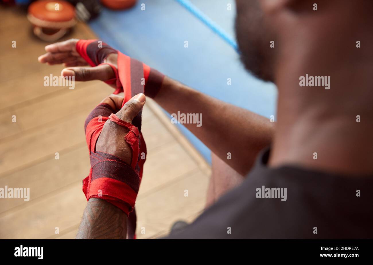 hand, boxer, bandage, hands, boxers, bandages Stock Photo - Alamy