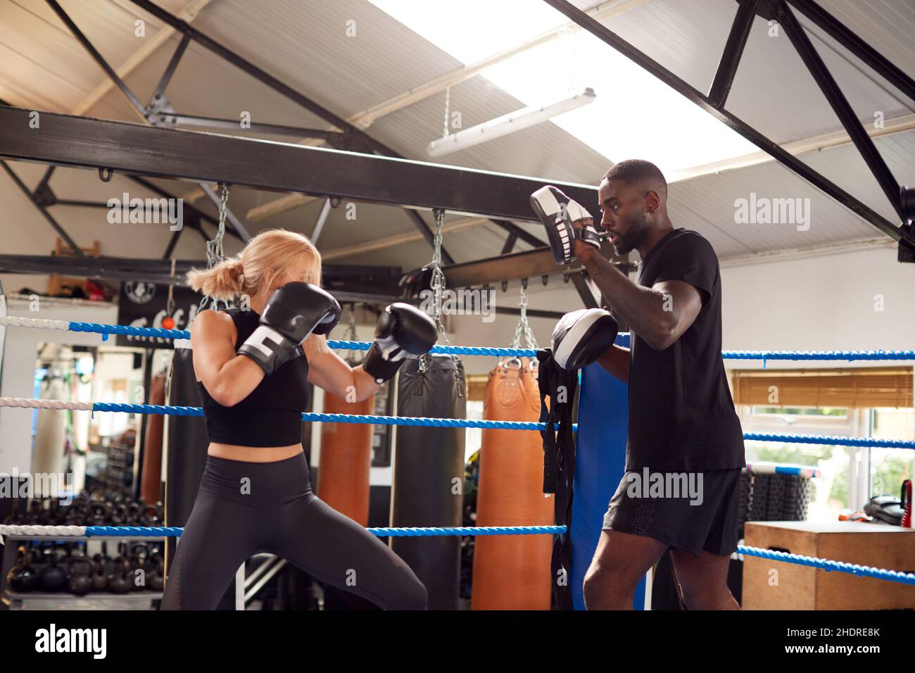 coach, boxer, boxing, coachs, boxers, fighting Stock Photo - Alamy