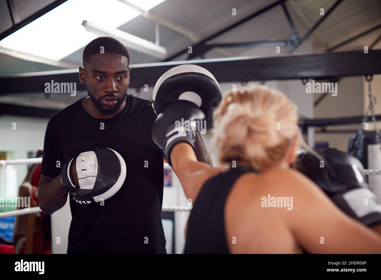 coach, boxer, boxing, coachs, boxers, fighting Stock Photo - Alamy