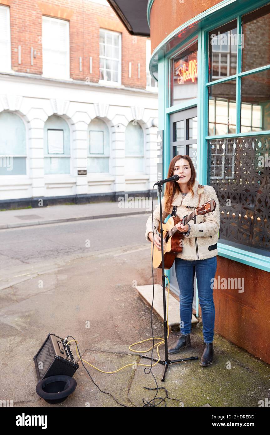 cabaret, street busker, playing guitar, cabarets, buskers, playing ...