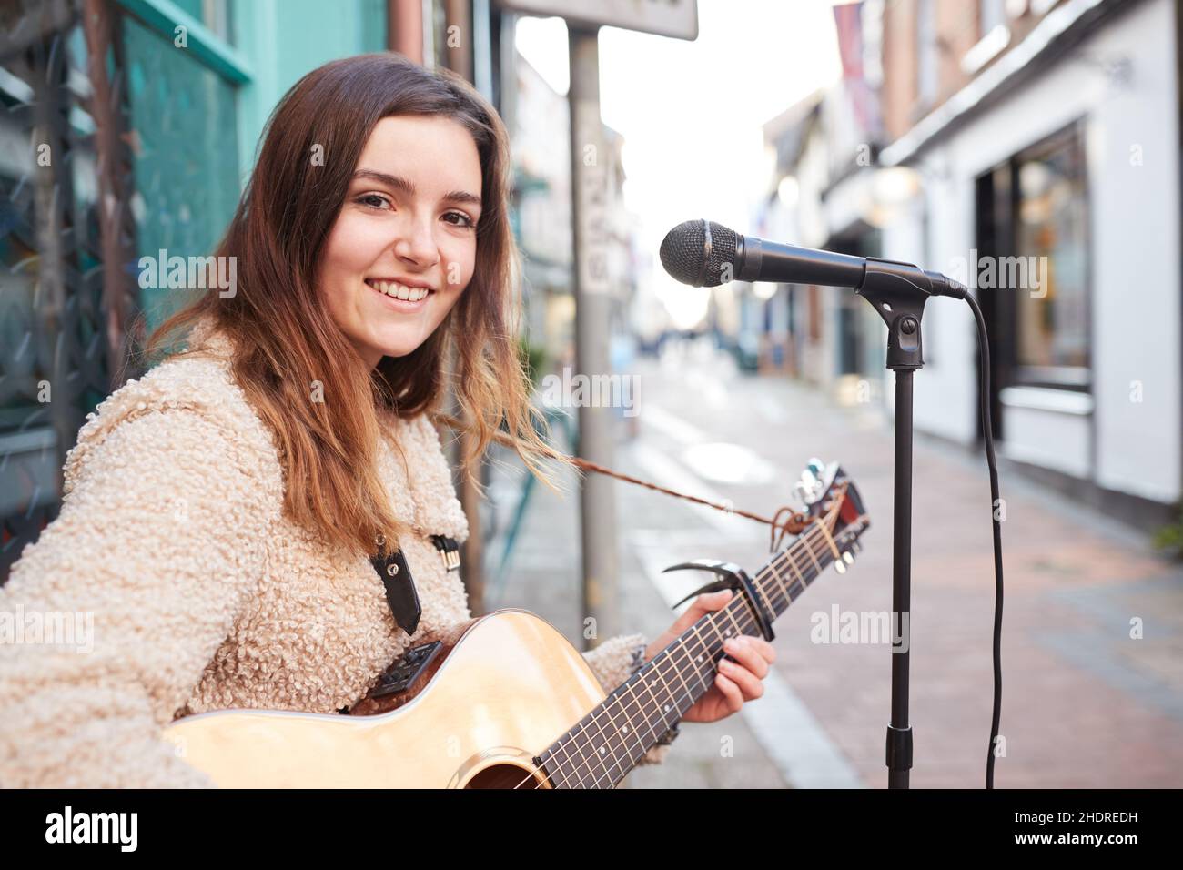guitar, cabaret, street busker, guitars, cabarets, buskers Stock Photo ...
