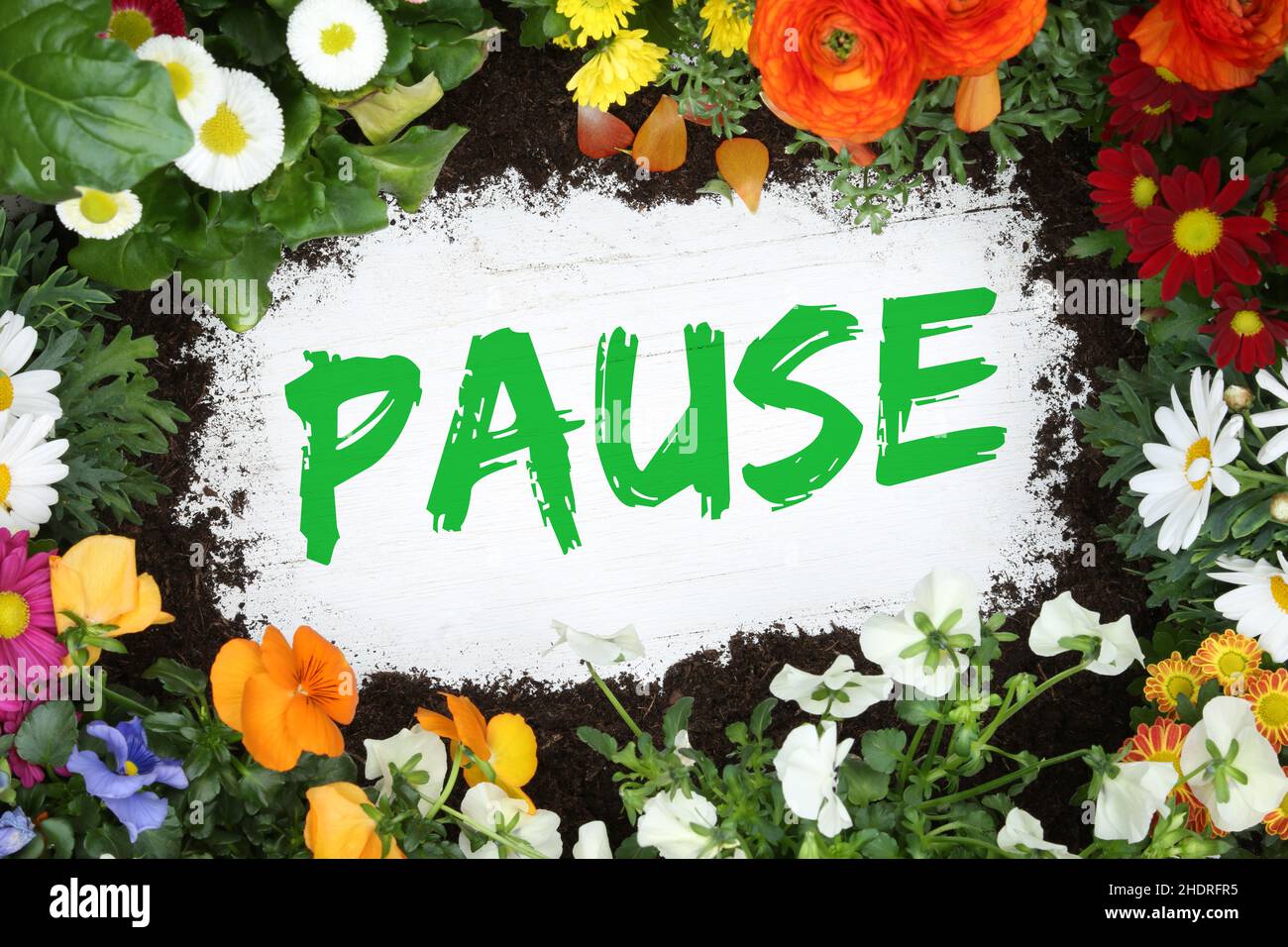 garden, break, gardens, breaks, rest, resting Stock Photo - Alamy