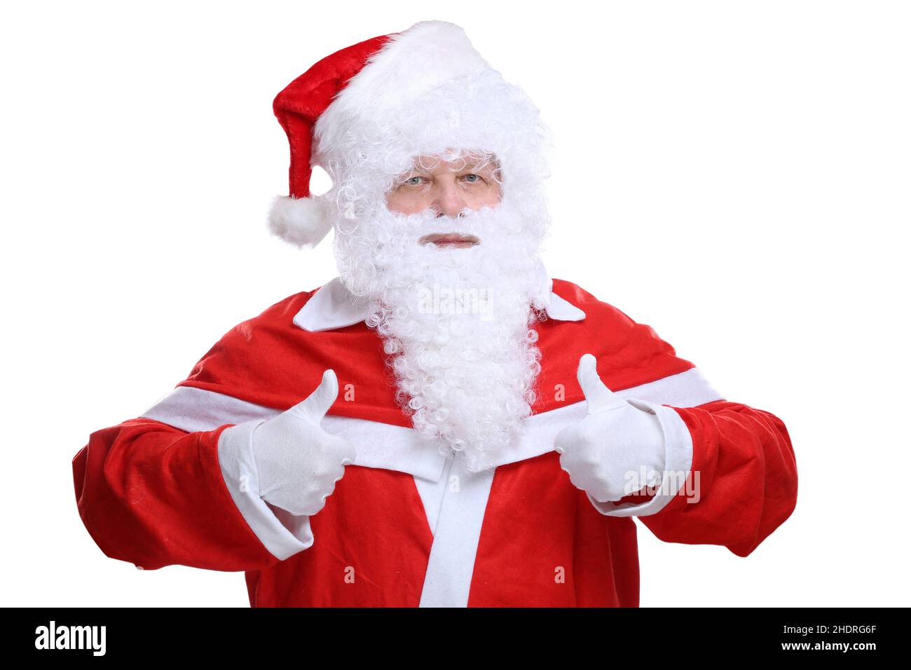 santa clause, thumbs up, santa, thumb ups Stock Photo - Alamy