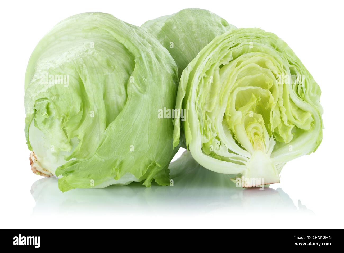 iceberg lettuce, iceberg lettuces Stock Photo - Alamy