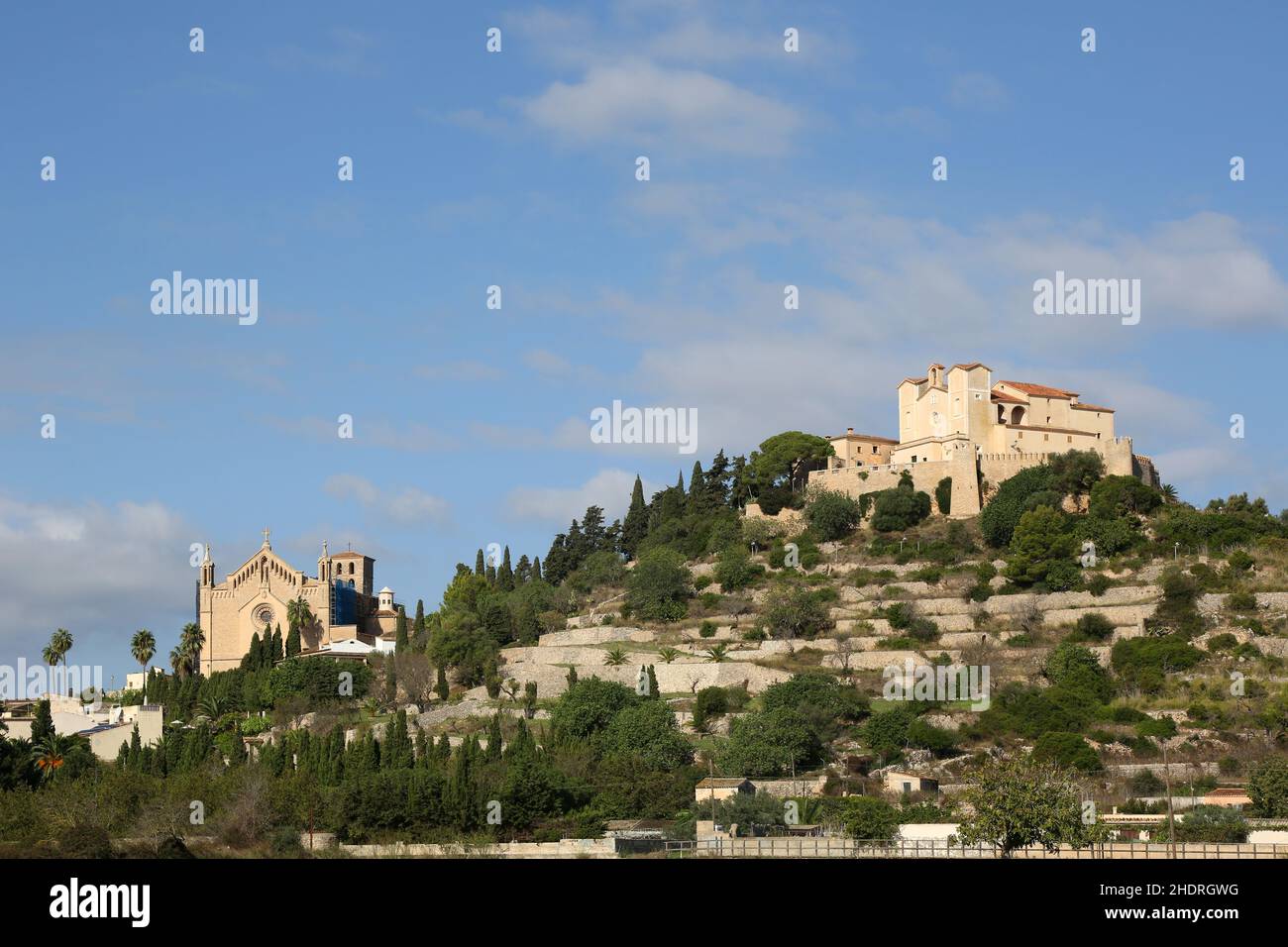 church, majorca, arta, churchs, majorcas Stock Photo - Alamy