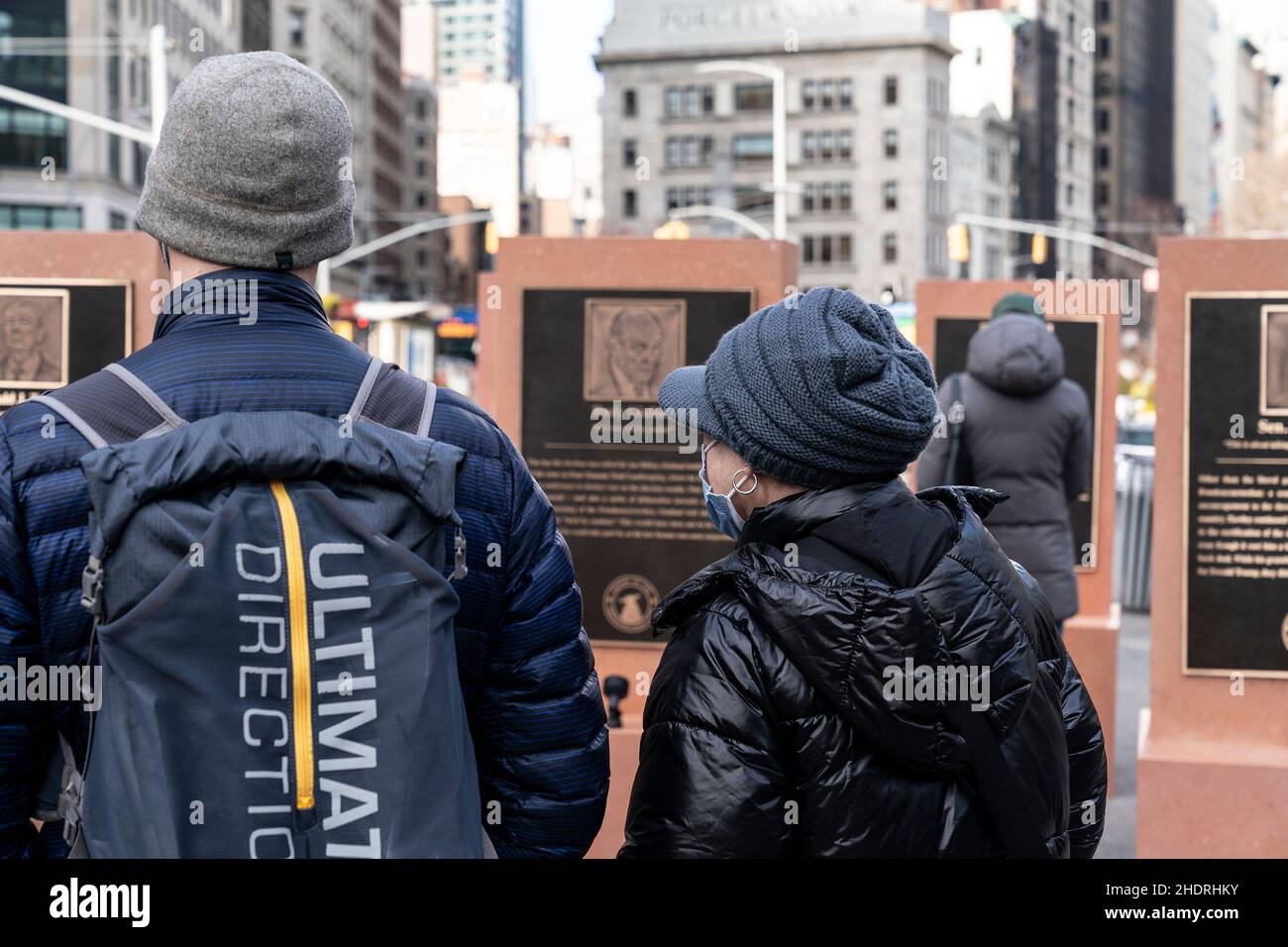 New York, New York, USA. 6th Jan, 2022. The Daily Show Monuments for ...
