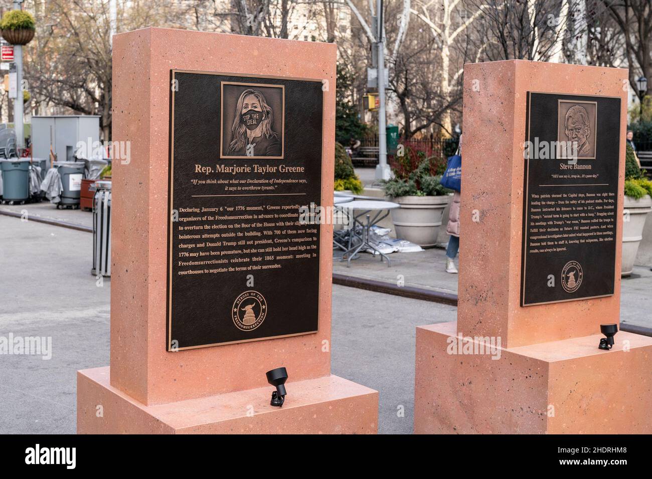 New York, New York, USA. 6th Jan, 2022. The Daily Show Monuments for ...