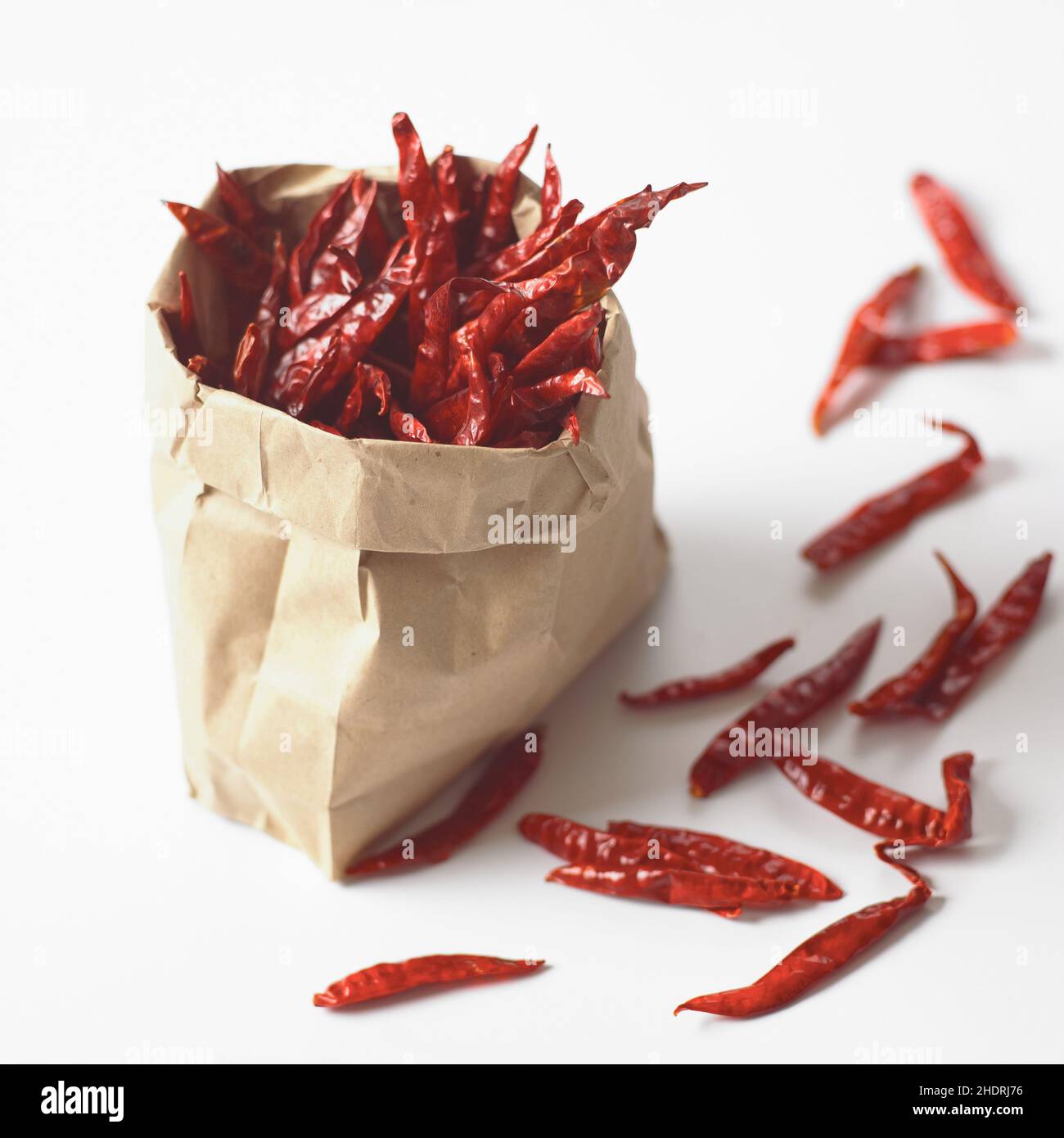 spices & ingredients, chili, paper bag, spices and ingredients, paper ...