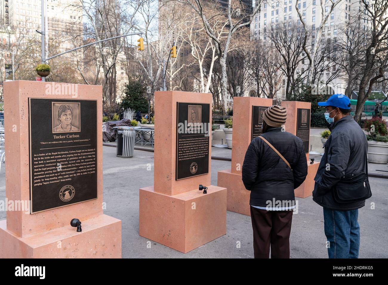 New York, New York, USA. 6th Jan, 2022. The Daily Show Monuments for ...