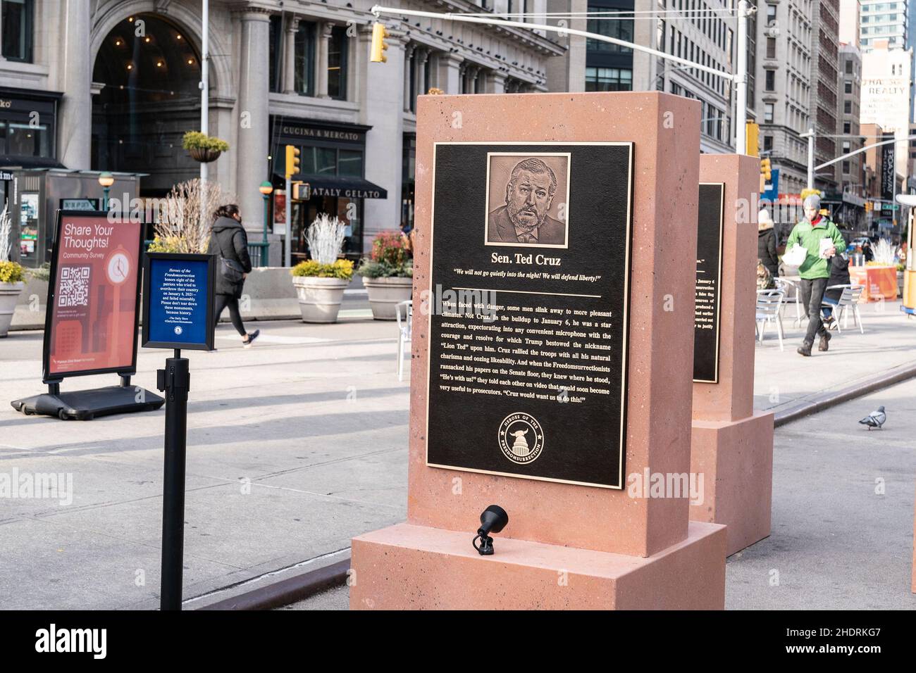 New York, New York, USA. 6th Jan, 2022. The Daily Show Monuments for ...