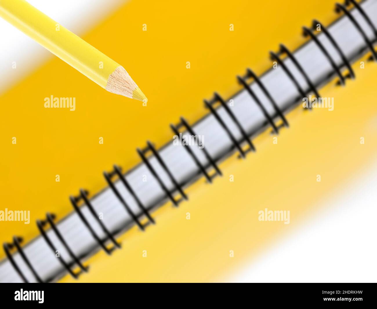 crayon, notepad, spiral binding, crayons, notepads Stock Photo - Alamy
