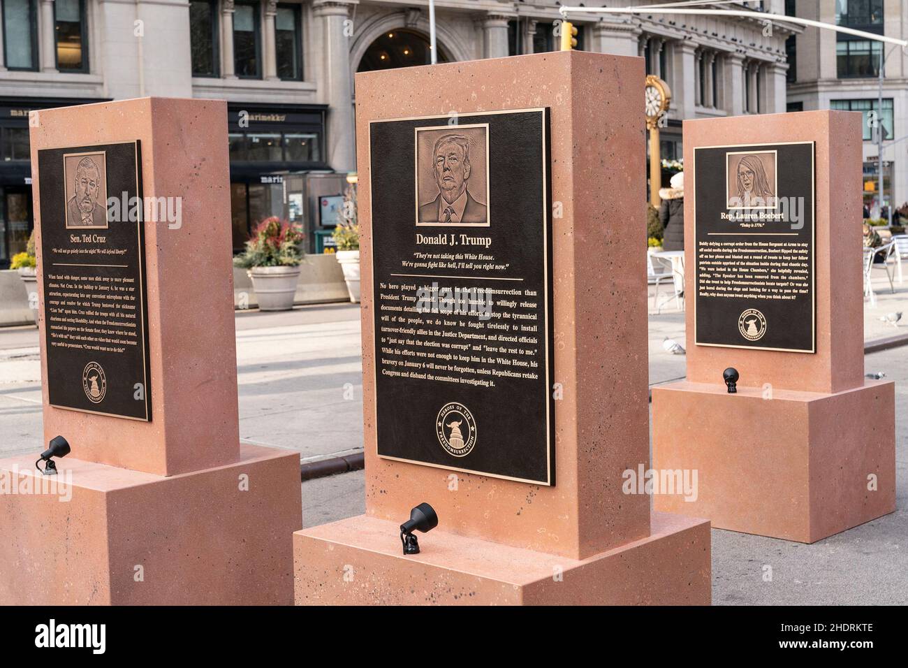 New York, New York, USA. 6th Jan, 2022. The Daily Show Monuments for ...