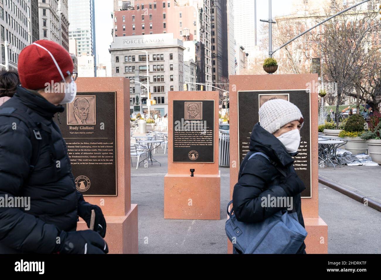 New York, New York, USA. 6th Jan, 2022. The Daily Show Monuments for ...