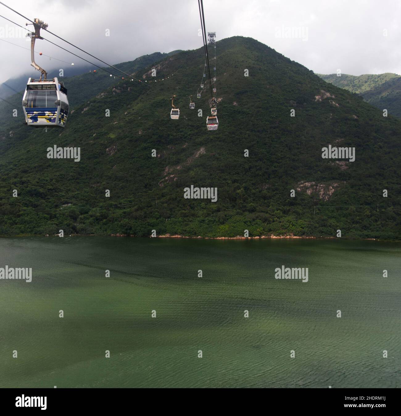 hong kong, cable car, lantau island, hong kongs, cable cars, lantau ...