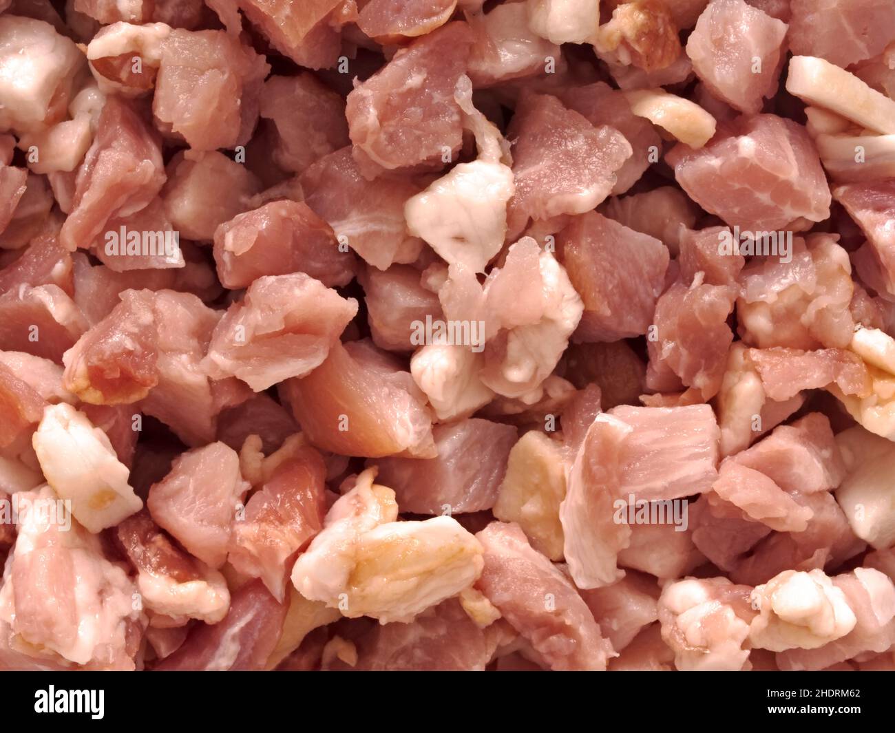 pork, meat dice, porks Stock Photo - Alamy