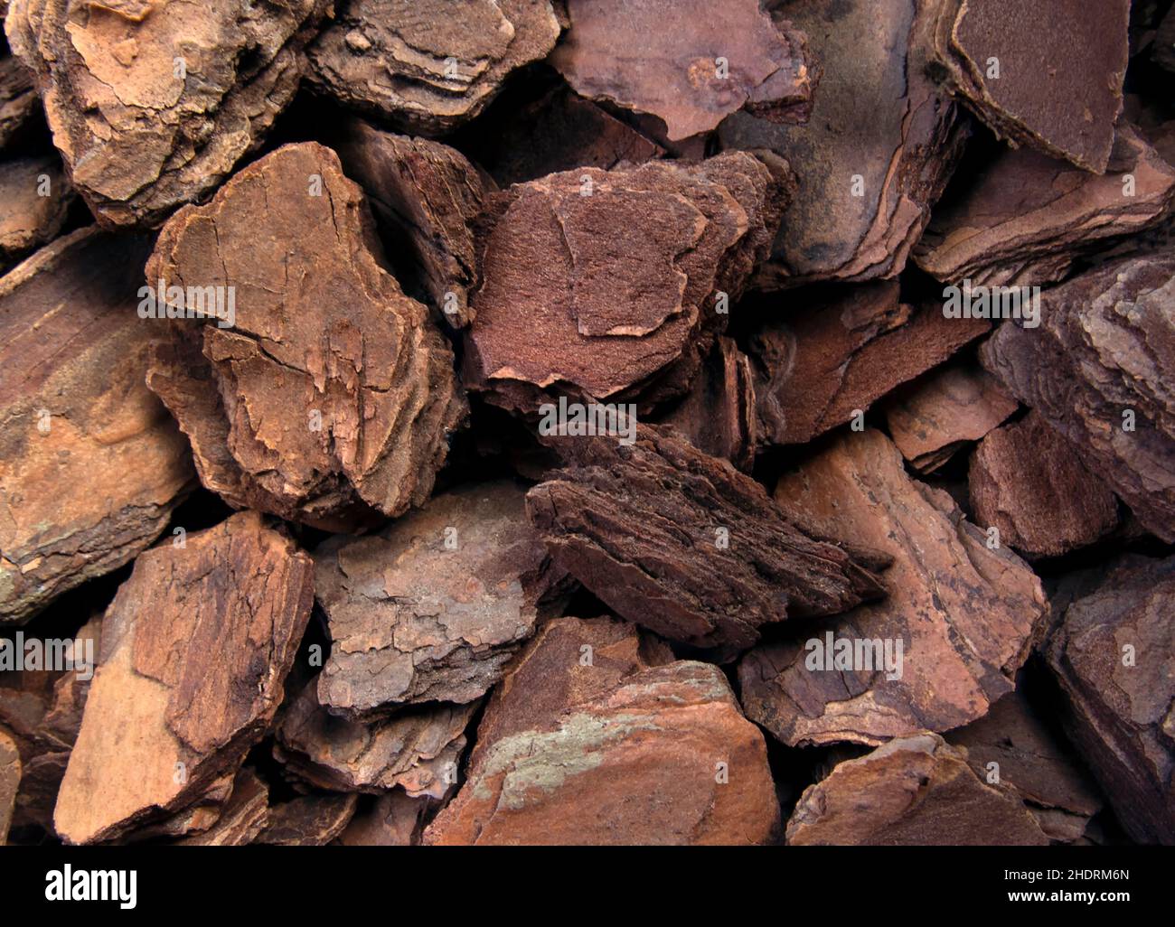bark mulch, bark mulchs Stock Photo - Alamy