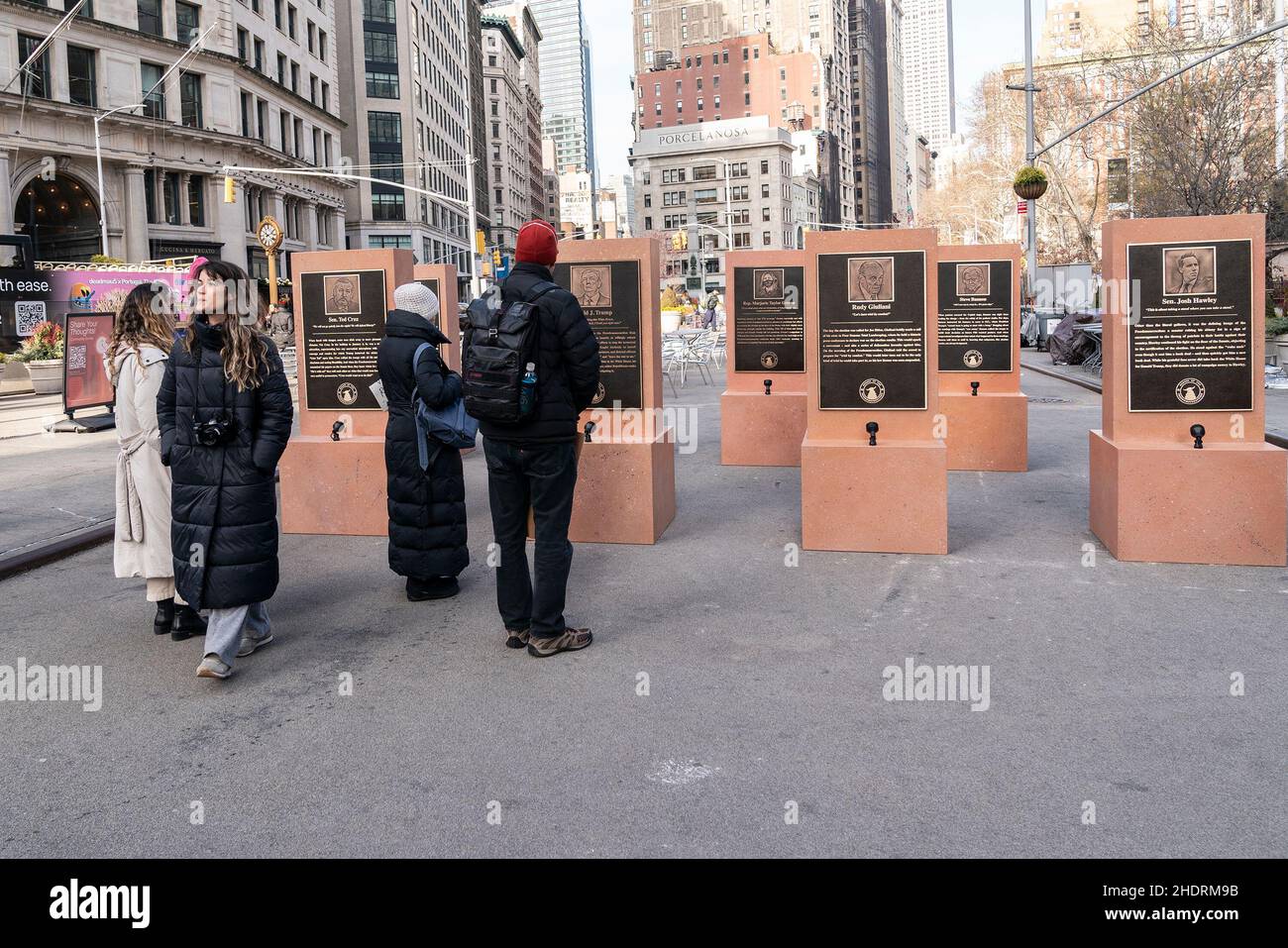 New York, New York, USA. 6th Jan, 2022. The Daily Show Monuments for ...