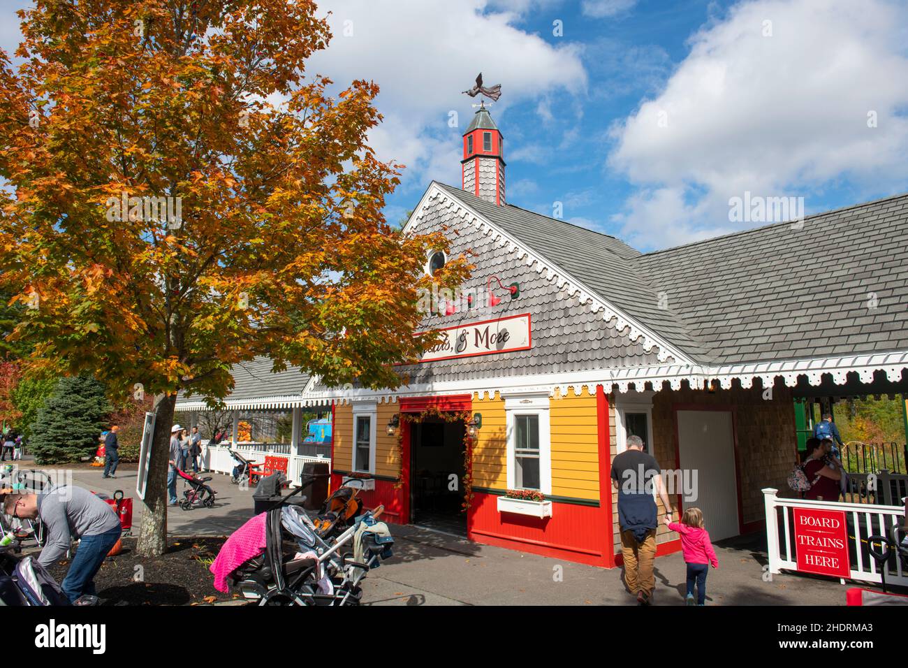 Candy Depot for boarding Thomas Train on Edaville Railroad in Thomas ...